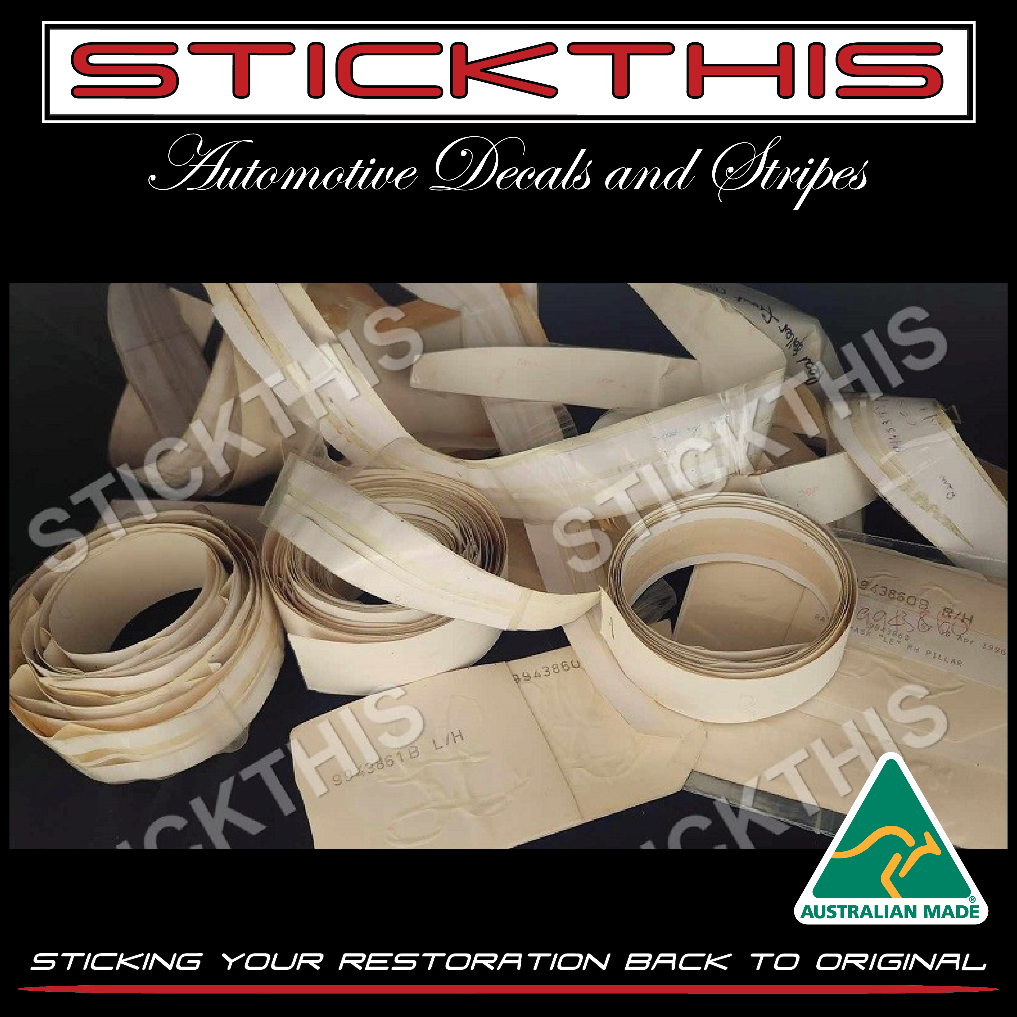 HX LE Monaro Coupe Paint Mask Stencil Kit - STICKTHIS Automotive Decals ...