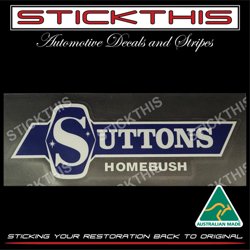 Suttons Homebush Blue NSW - STICKTHIS Automotive Decals and Stripes