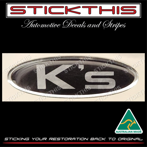 Nissan JDM Silvia S13 K’s Guard/Fender Emblem/Badge - STICKTHIS ...