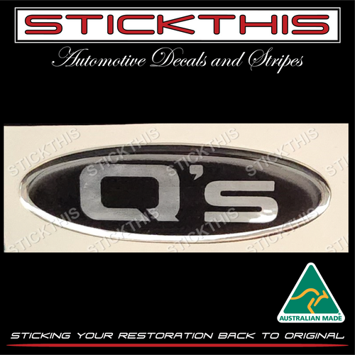 Nissan JDM Silvia S13 Q’s Guard/Fender Emblem/Badge - STICKTHIS ...