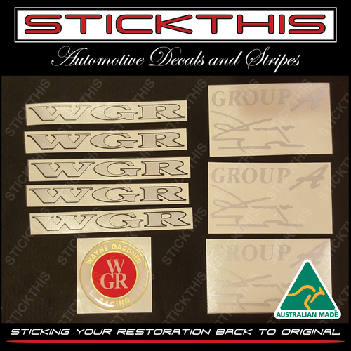 VS WGR Wayne Gardner Racing, Group A - Decal and Badge Kit - STICKTHIS ...