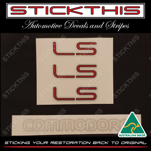 VN LS Commodore Decal Kit - STICKTHIS Automotive Decals and Stripes
