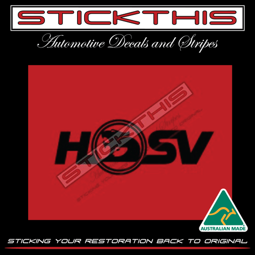 VE VF HSV Brake Caliper Decal - Black - STICKTHIS Automotive Decals and ...