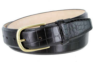 4280 Genuine Full-Grain Cowhide Leather Dress Belt 1-3/8" (35mm) Wide ...