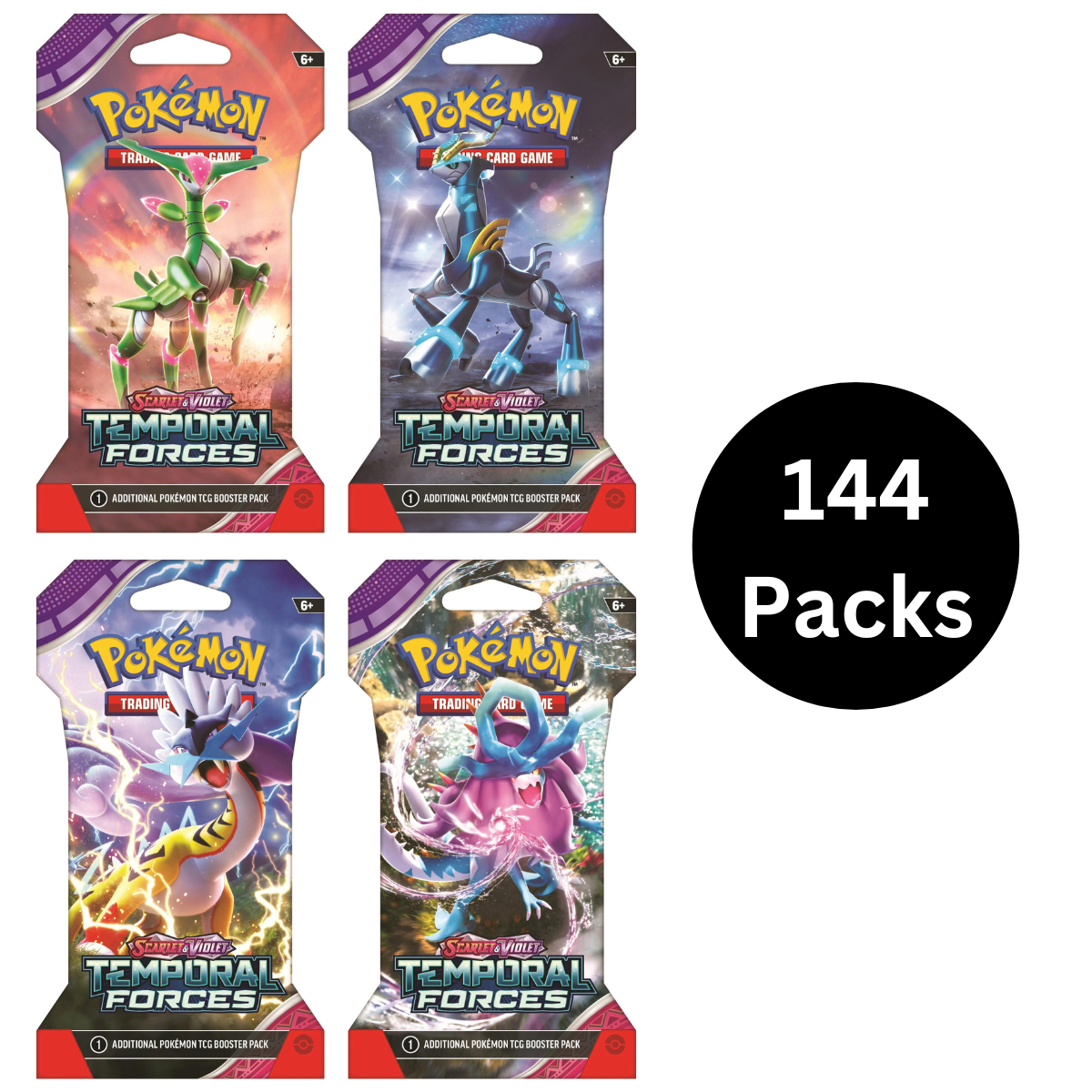 Temporal Forces - Sleeved Booster Case (144 Packs) - Forge and Fire Gaming
