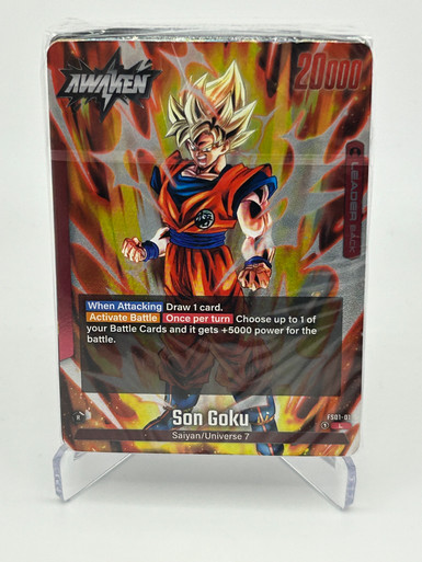 Dragon Ball Super: Fusion World (FS-01) "Son Goku" Minimal Packaging ...
