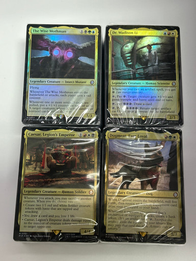 Fallout Commander - Set of 4 Decks - Minimal Packaging - Forge and Fire ...