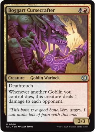 Boggart Cursecrafter (Foil) [ECL-0206F] - Forge and Fire Gaming