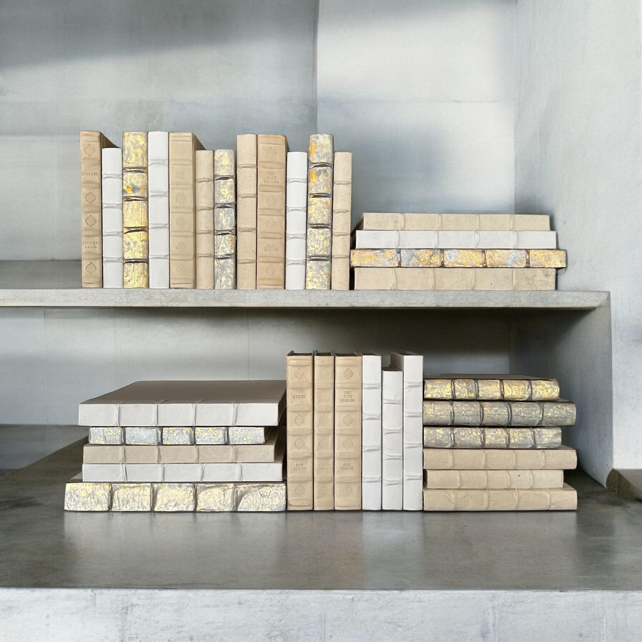 decorative book packages, curated decorative book packages