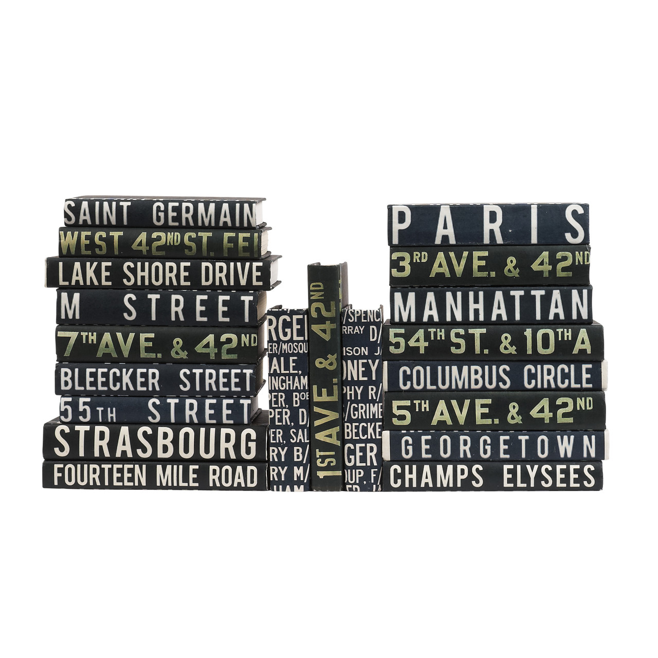 Vintage Bus Roll Decorative Book Series