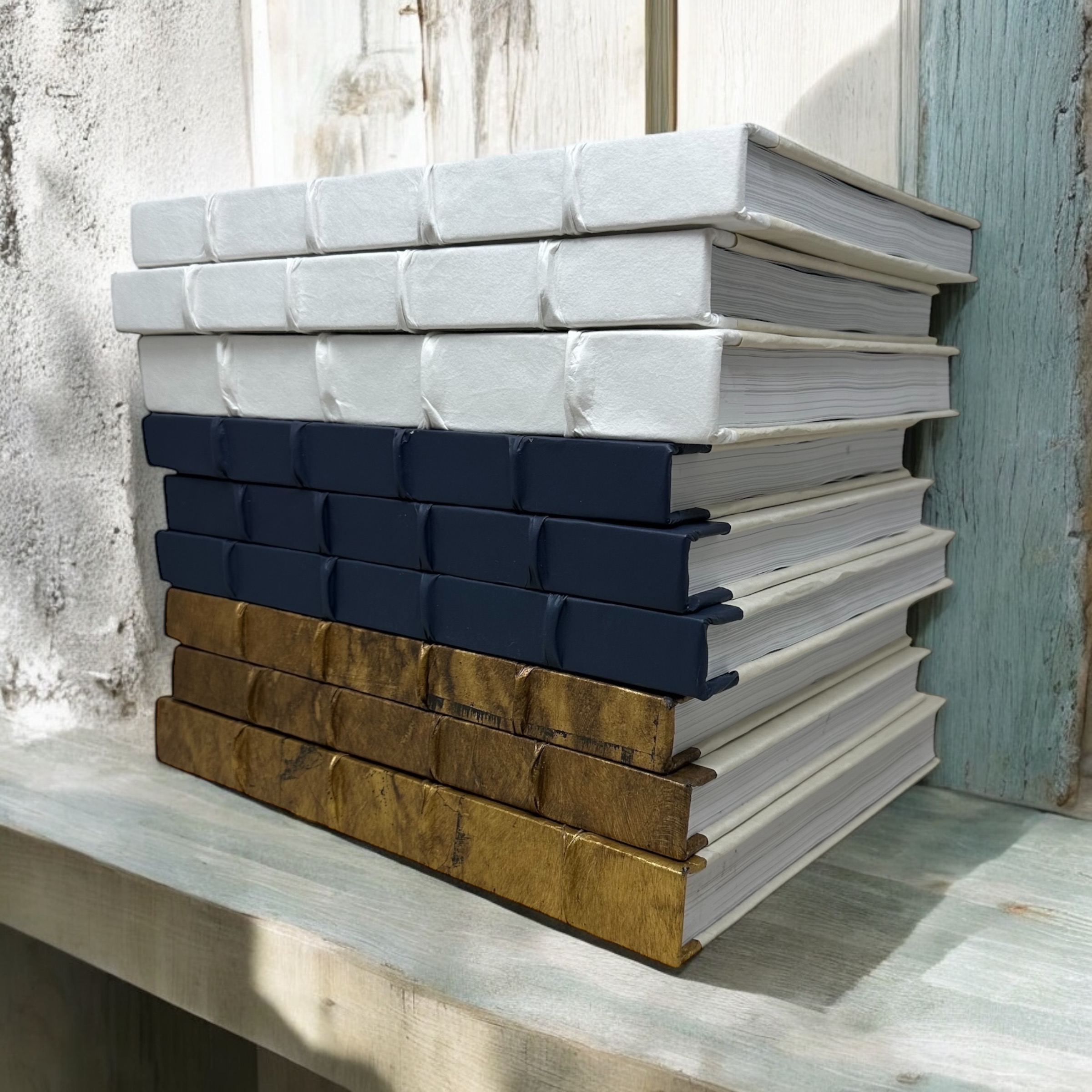 raised-bands-white-parchment-off-white-cover-12-14-sold-by-the-book/