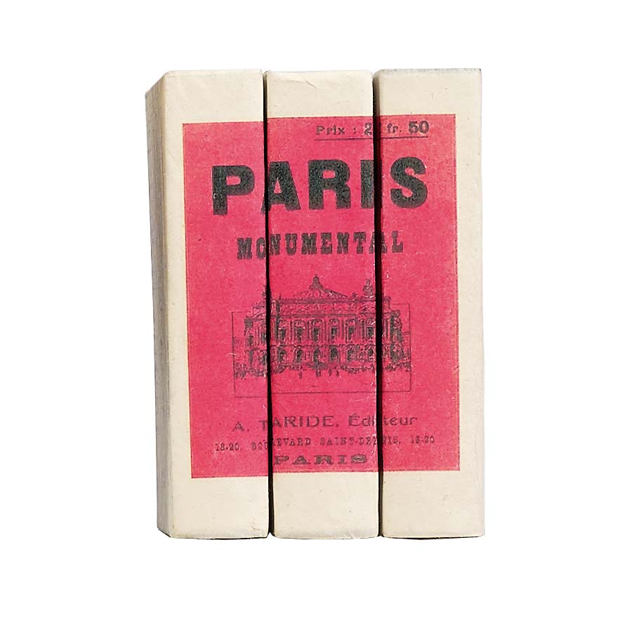 3 Vol. Paris Vintage VI Decorative Book Collection