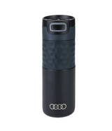Audi Insulated mug Stainless steel, black, Four Rings collection