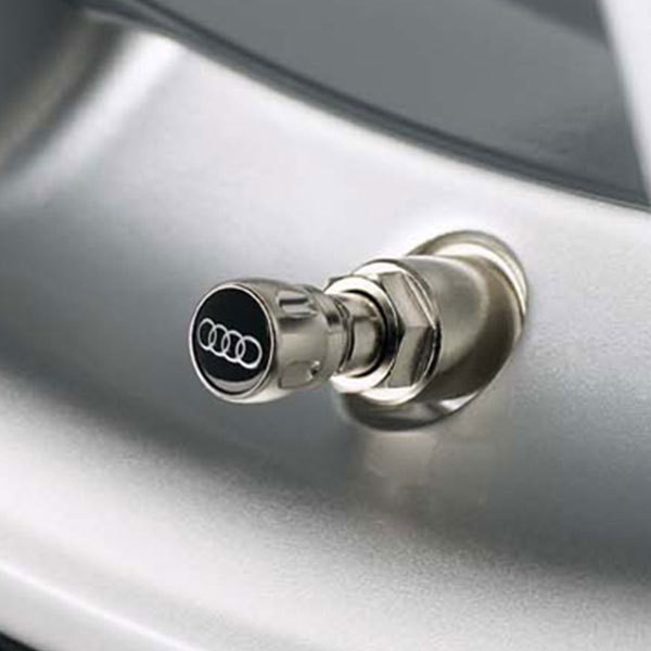 Audi Four Rings Valve Caps - Audi Parts Direct