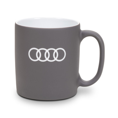 Audi Mug, black, Four Rings collection