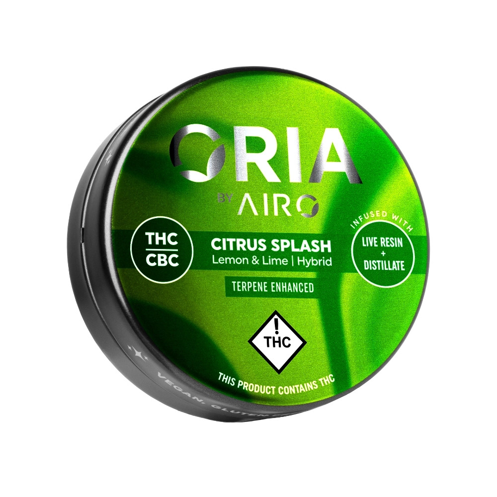 Citrus Splash Hybrid CBC gummies | THC CBC | Oria by Airo