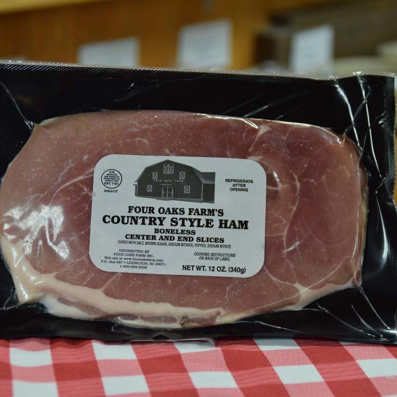 Country Ham 12 oz - Traditional Southern Cured Ham | Four Oaks Farm