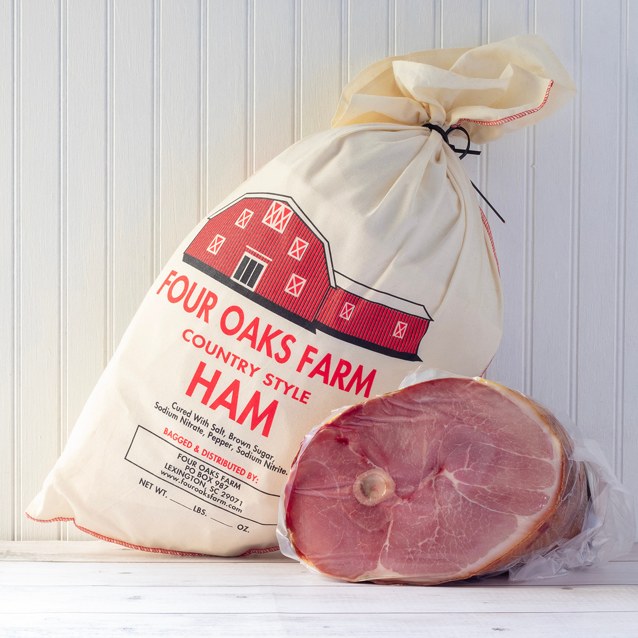 Whole Country Style Ham - Traditional Cured Southern Ham | Four Oaks Farm