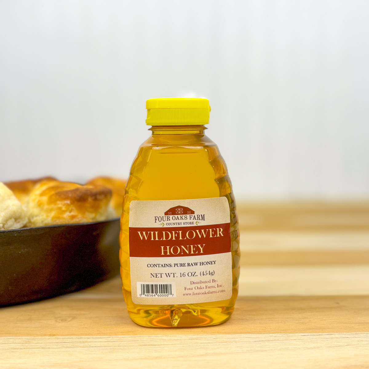 Wildflower Honey 16 oz - Pure Local Wildflower Honey | Four Oaks Farm
