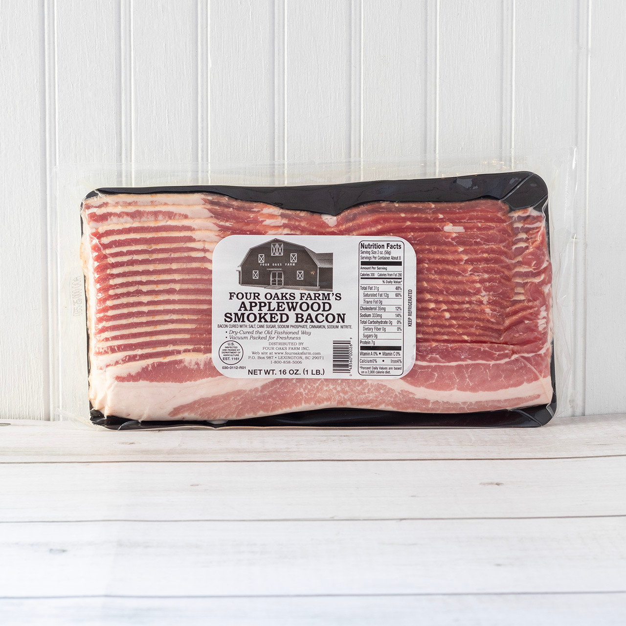 Applewood-Smoked Country Bacon - Premium Smoked Bacon | Four Oaks Farm
