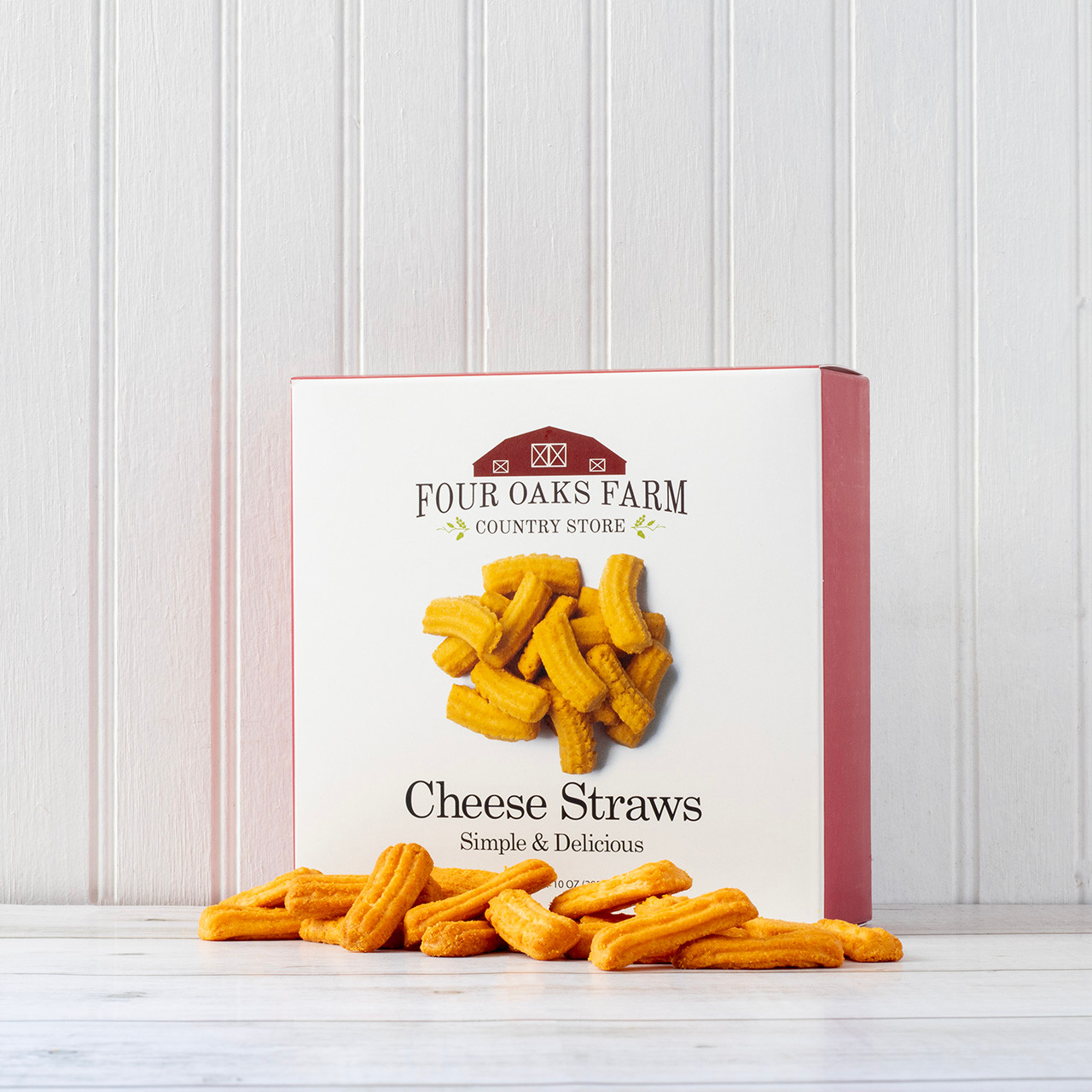 Cheese Straws 10 oz - Traditional Southern Cheese Straws | Four Oaks Farm