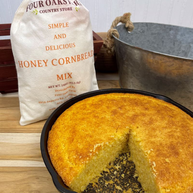 Honey Cornbread Mix - Sweet Southern Cornbread Mix | Four Oaks Farm