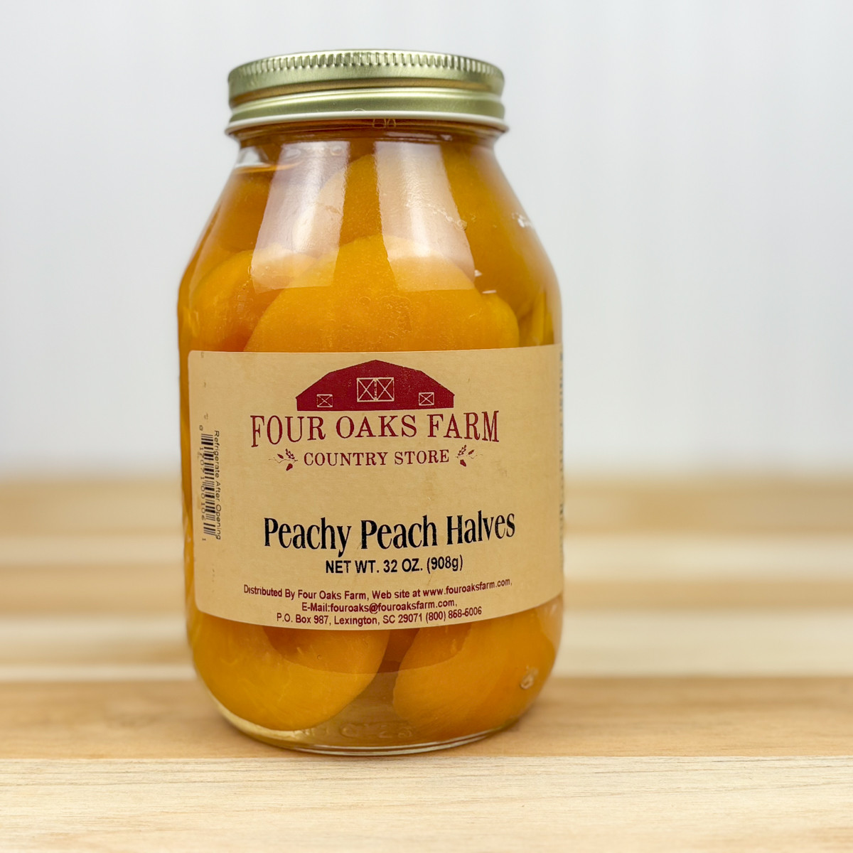 Canned Peach Halves - Premium Southern Peaches | Four Oaks Farm