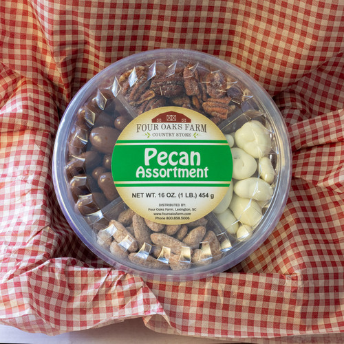 Small Pecan Assortment Gift Box | Chocolate, Praline & Honey Pecans