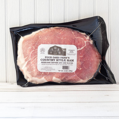 Country Ham 12 oz - Traditional Southern Cured Ham | Four Oaks Farm
