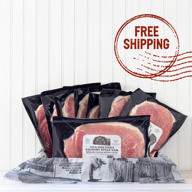 Ham Deluxe | Hickory-Smoked Southern Country Ham Package