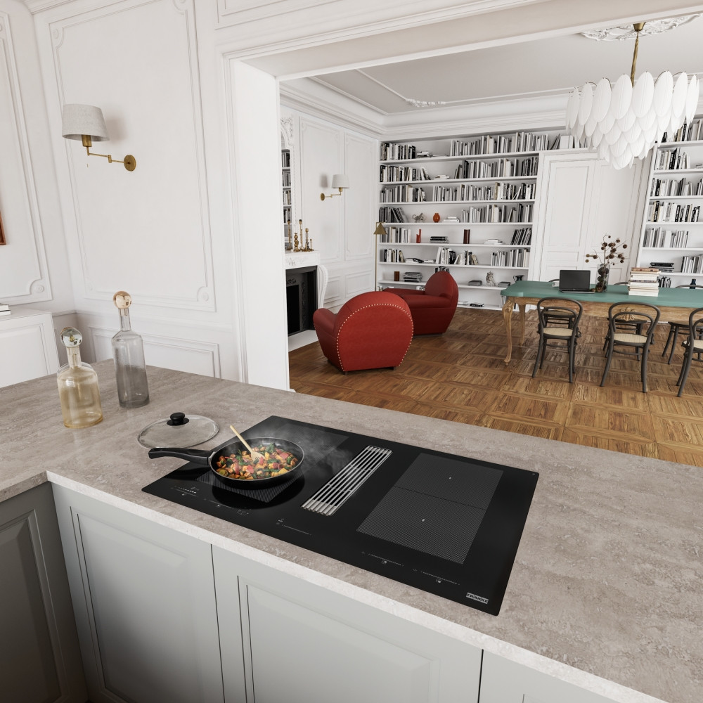 Franke Mythos 2gether Steel Hob Extractor | cookerhoods.co.uk