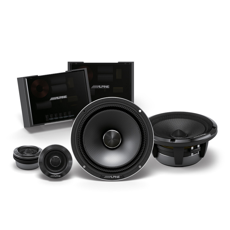 CAR AUDIO - Car Speakers - 6 Inch Component Speakers - Alpine 6 Inch ...