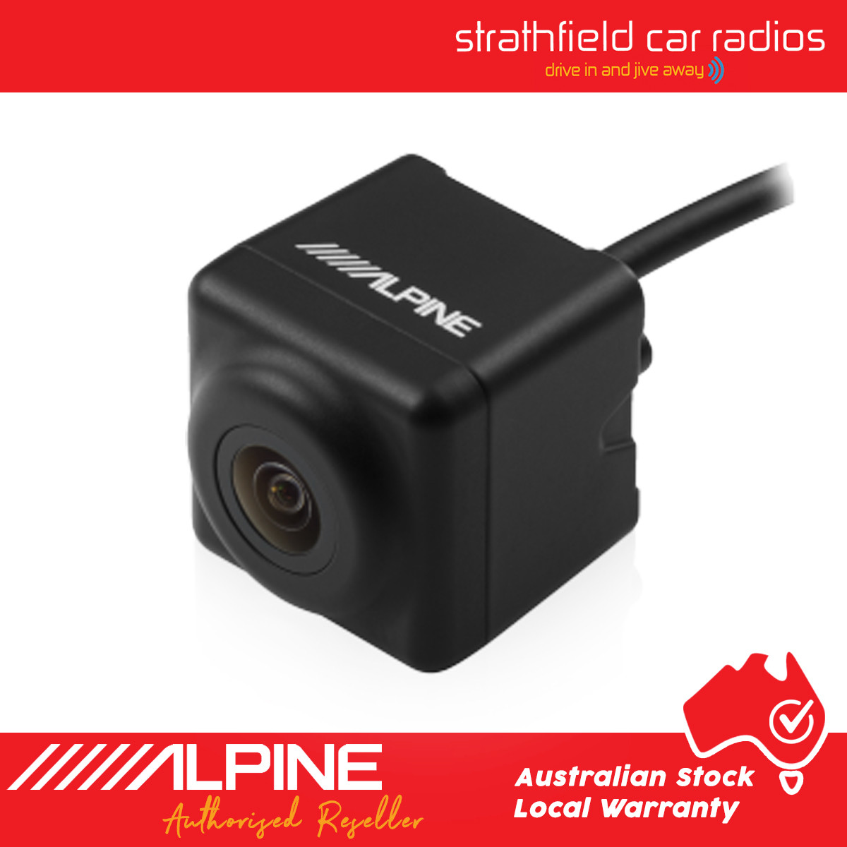Alpine HCE-C2100RD Multi View Rear Camera System | Strathfield Car Radios