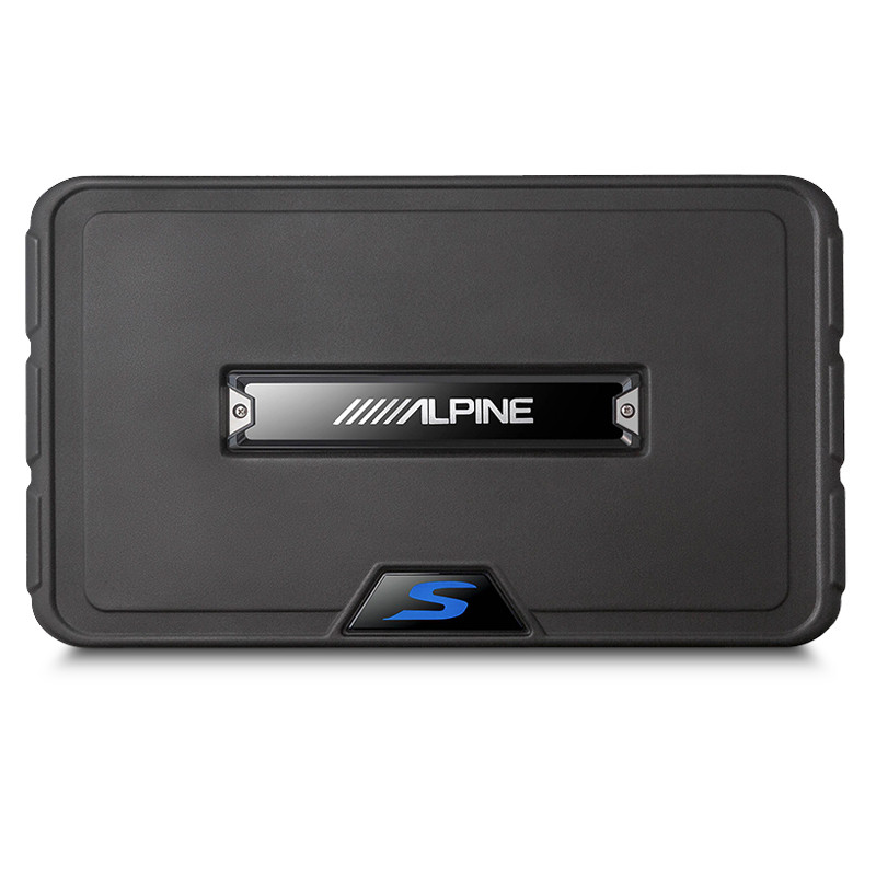 Alpine S-Series 12Inch Shallow Preloaded Subwoofer Enclosure ...