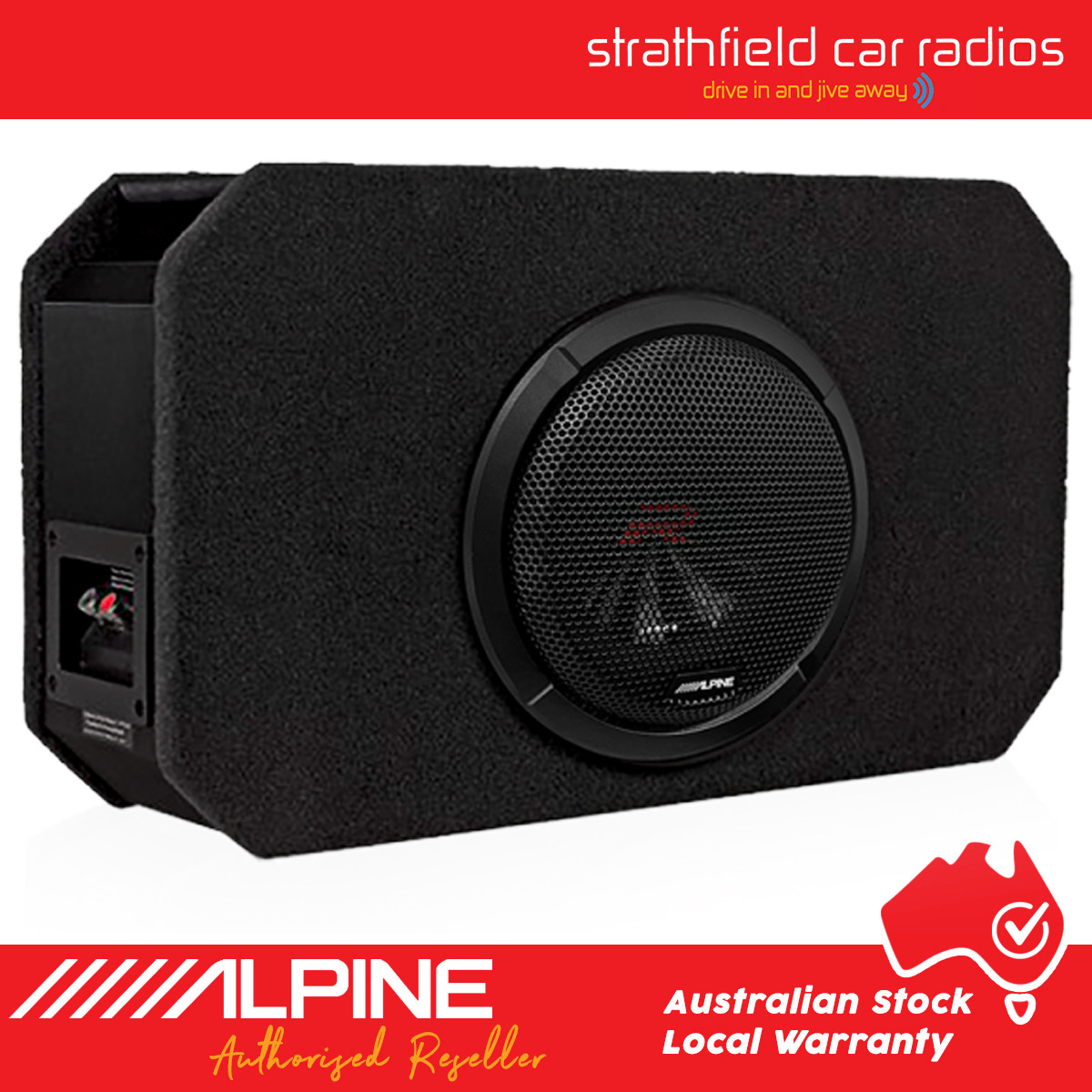 Alpine SBR-S8D4.2 R-Series 8” Compact Subwoofer - www ...