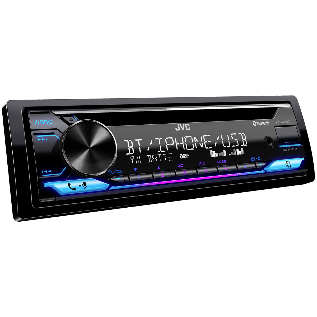 JVC KW-X850BT Double DIN USB Bluetooth Receiver Head Unit - www.strathfieldcarradios.com.au