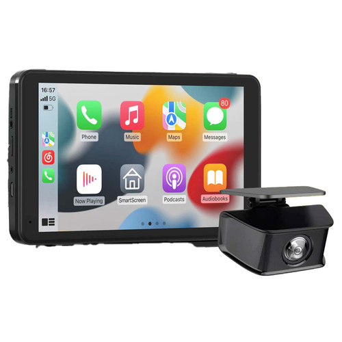 Parkmate PM-72W 7 Inch Universal Wireless Carplay Android Monitor with ...