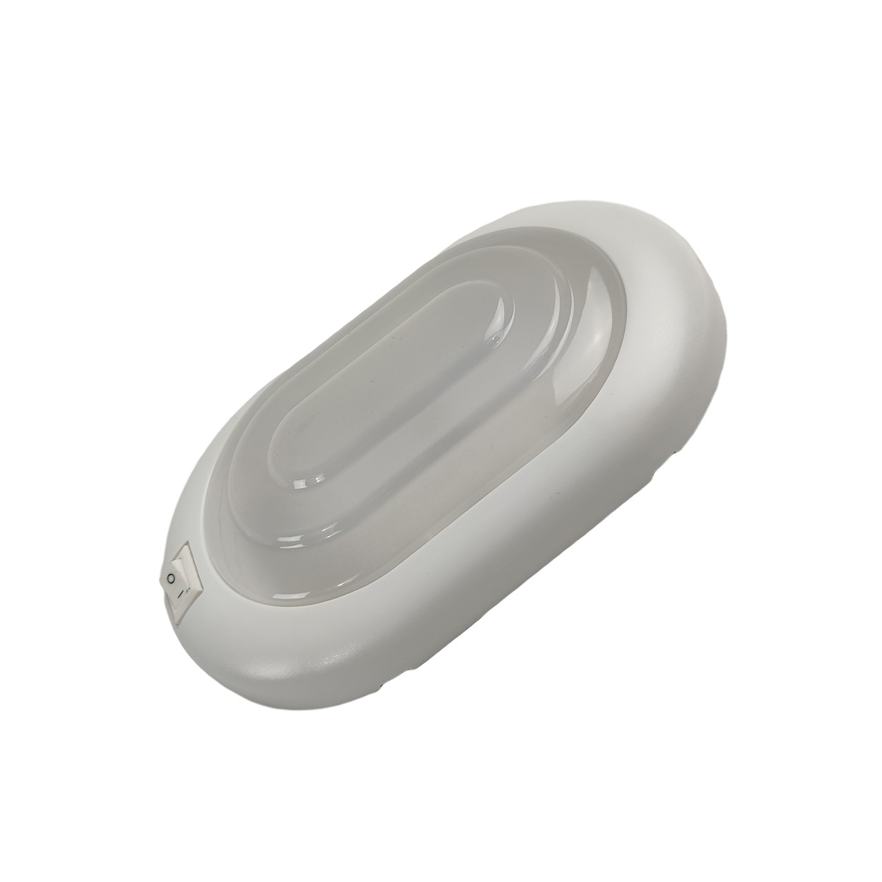 Sunlink 5 7/8" x 3 3/4" LED Oval Light With Switch - White - Apex ...