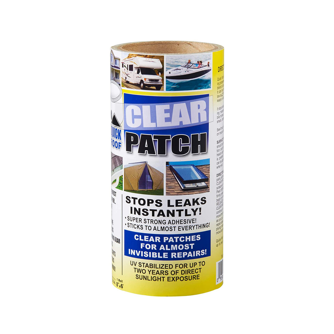 Cofair Quick Roof Clear Patch 8" x 6' - Apex Trailer Supply