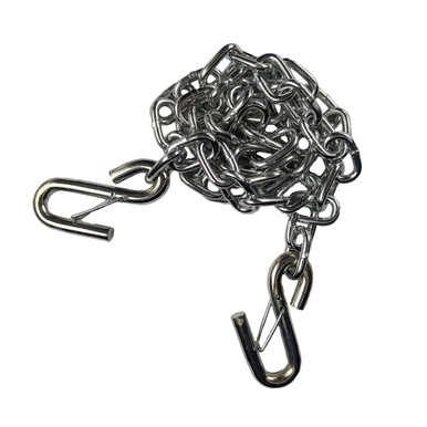 48" Safety Chain w/ 2 Safety Clips 3500lb Capacity - Apex Trailer Supply