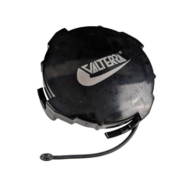 Valterra Sewer Waste Drain Cap With Strap - Black - Apex Trailer Supply