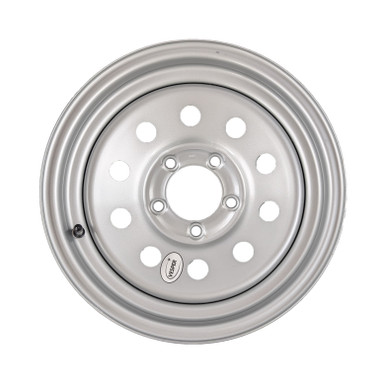 14 x 6 Steel Wheel Silver Modular 5 x 4.5 - Apex Trailer Supply