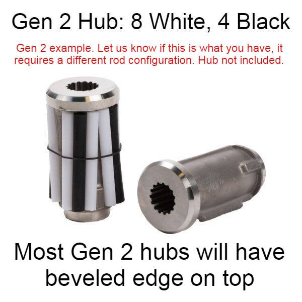 Replacement Rods for Powertech Cushion Lok CL200 Hubs (HU-RODS-CL200)