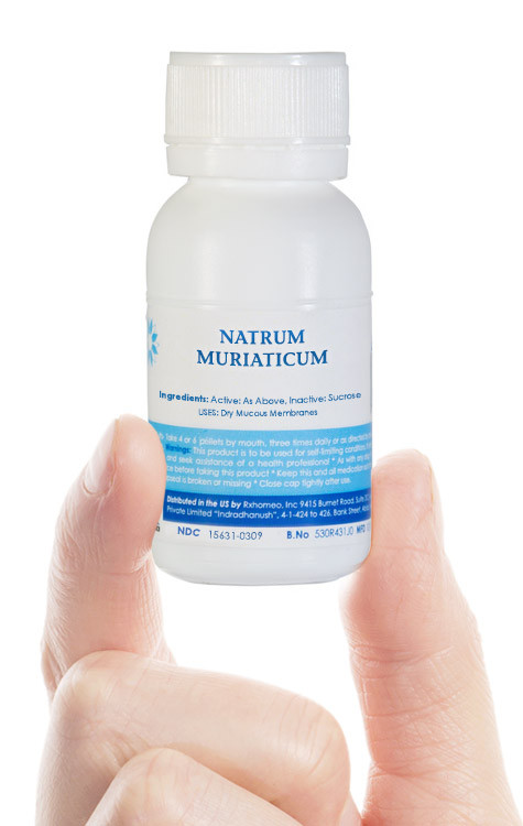 NATRUM MURIATICUM 6X - 250 Tablets (1Oz) Relief for Anemia, Brain fag ...