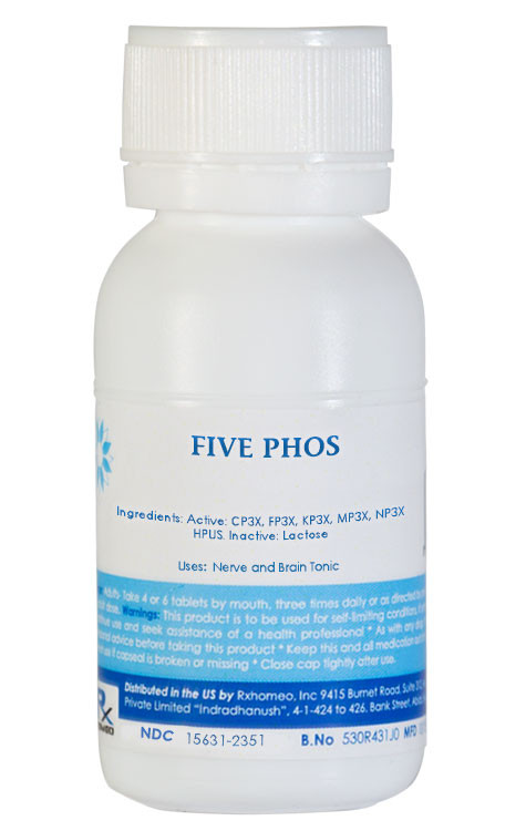 Five Phos Tablets Homeopathic Remedy | Natural Treatment for General ...