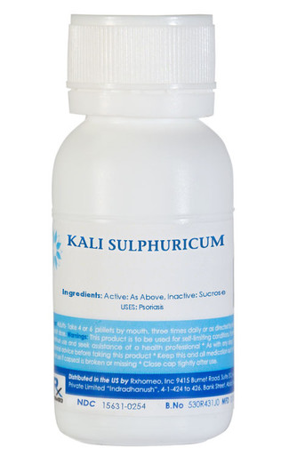 KALI SULPHURICUM 6X - 250 Tablets (1Oz) Relief for Asthma, Dandruff ...