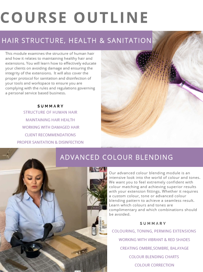 Individual Advanced Hair Extension Training