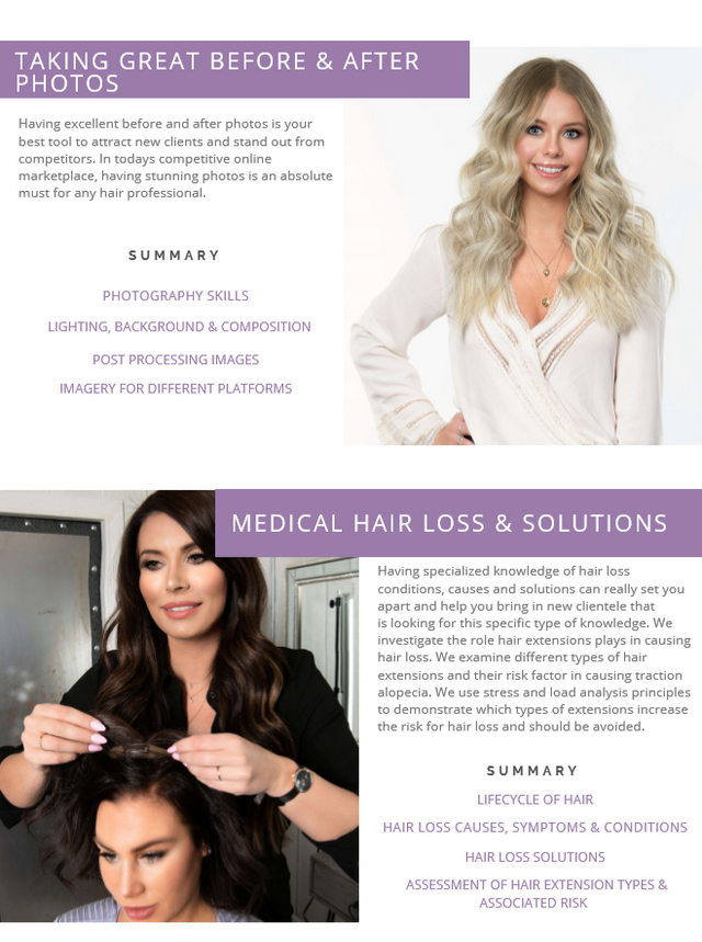 Individual Advanced Hair Extension Training