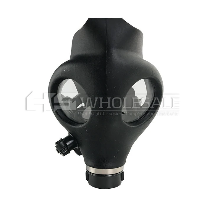 Gas Mask Water Pipe Full Set Black with Gift Box in bulk
