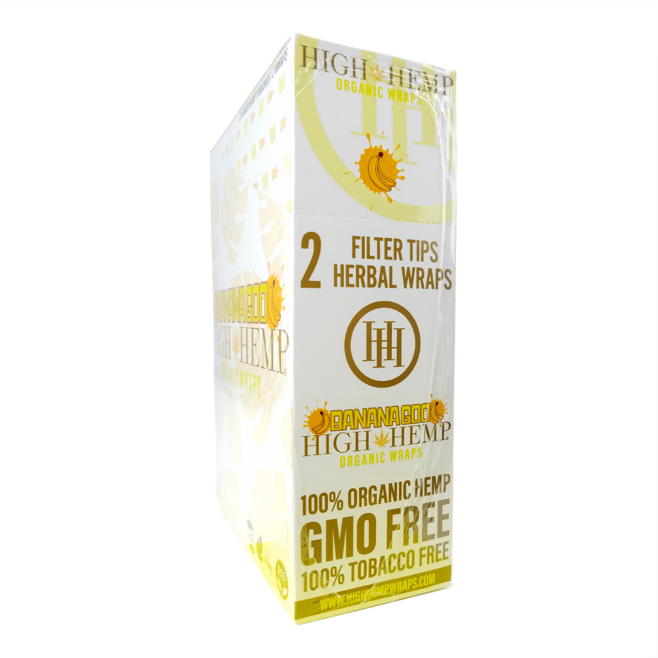 High Hemp Organic Wraps (2ct) Display of 25 - HS Wholesale